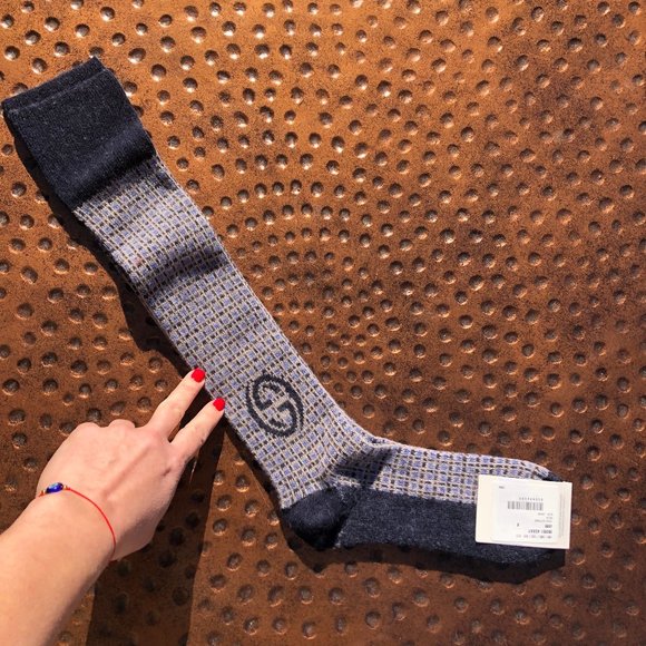 Gucci | Underwear & Socks | Gucci Soft Combed Wool Knee High Socks In ...